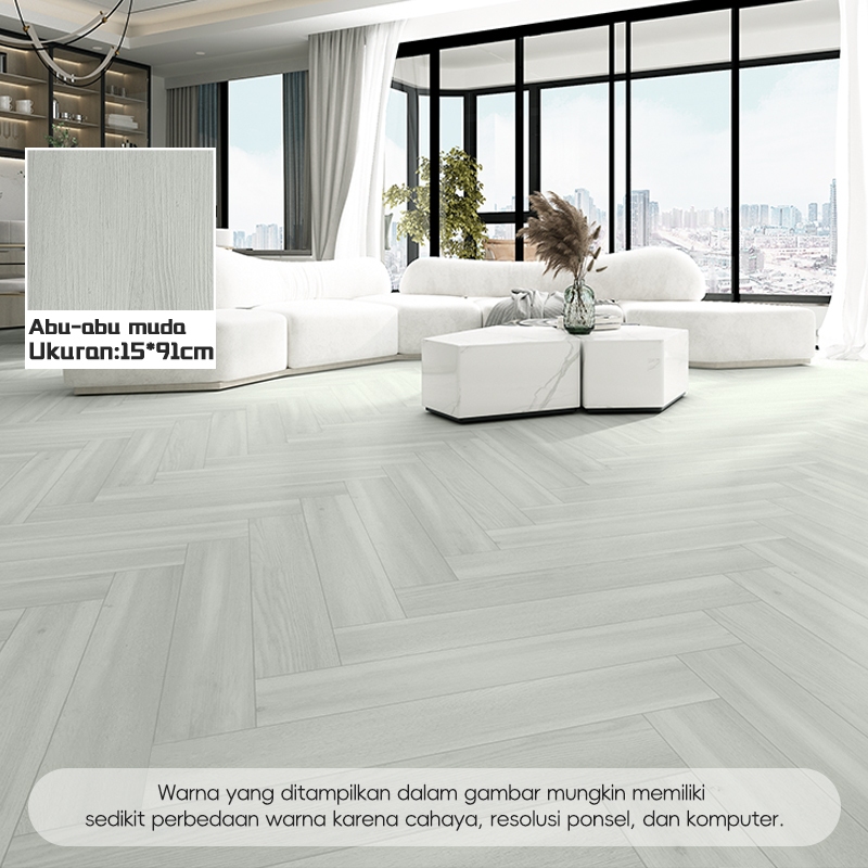 Jual 36PCS Stiker Lantai Vinyl Kayu PVC Ubin Lantai Kayu PVC Ubin ...