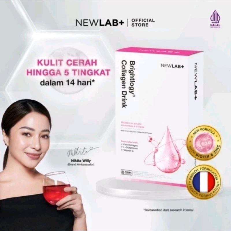 Jual Newlab mini collagen beauty drink (1box isi 7 sachet) | Shopee Indonesia