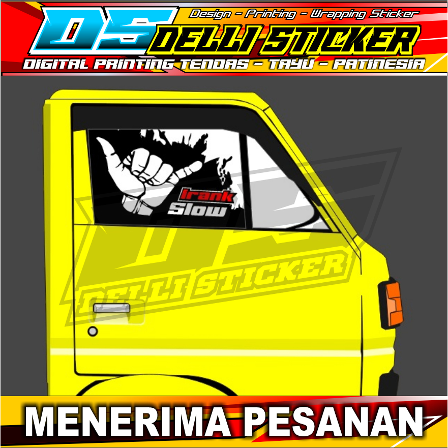 Jual Stiker One Way Truk Umplung - Stiker Kaca Samping Tangan Oleng dan ...