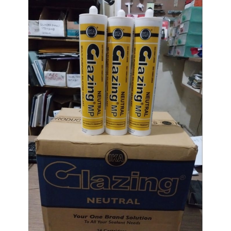 Jual SILICONE LEM KACA NEUTRAL GLAZING MP BOTOL KUNING | Shopee Indonesia