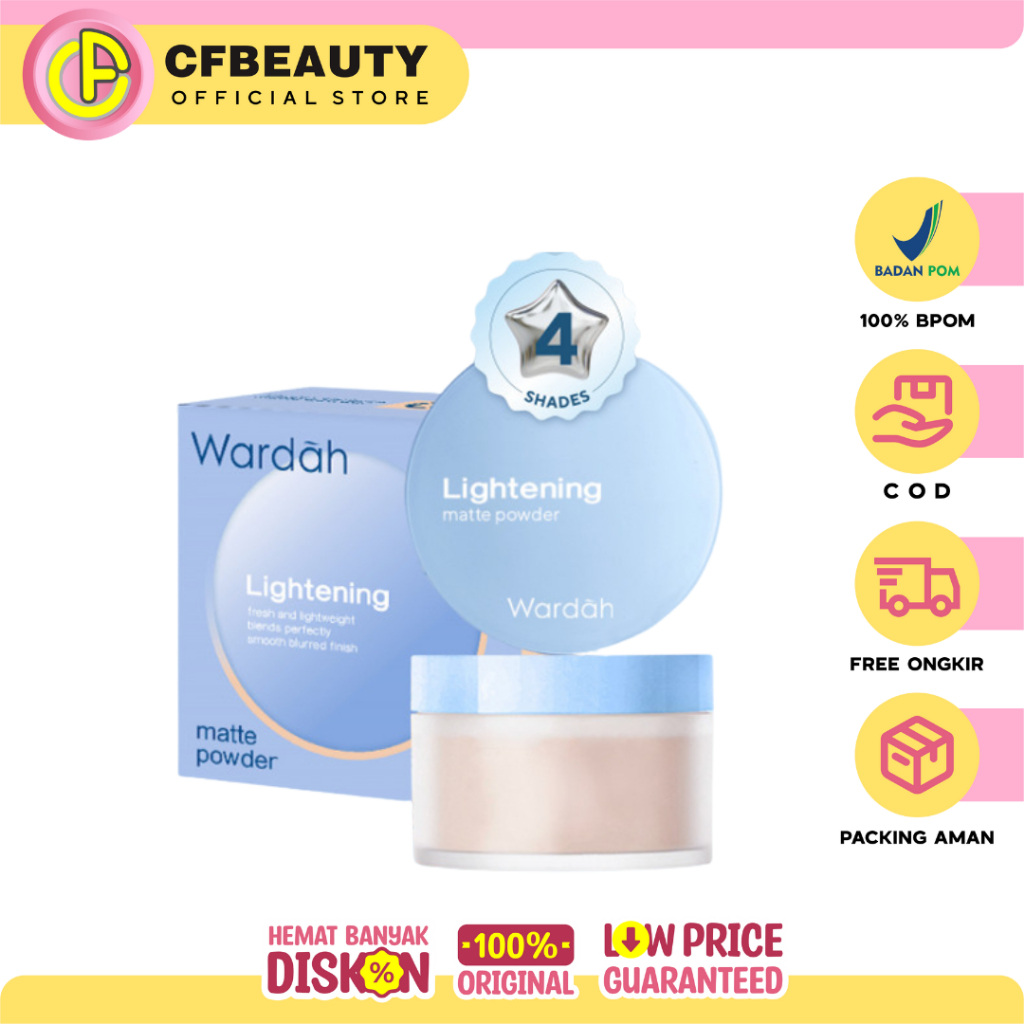 Jual NEW! Wardah Lightening Matte Powder 20 g - Bedak Tabur dengan ...
