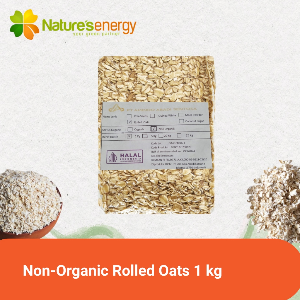 Jual Rolled Oats 1kg | Shopee Indonesia