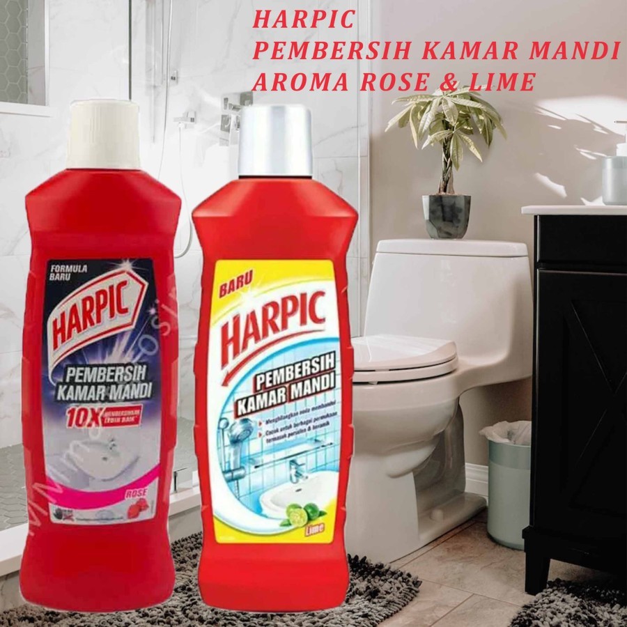 Jual Pembersih Kamar Mandi * Harpic * Rose * 450ml | Shopee Indonesia