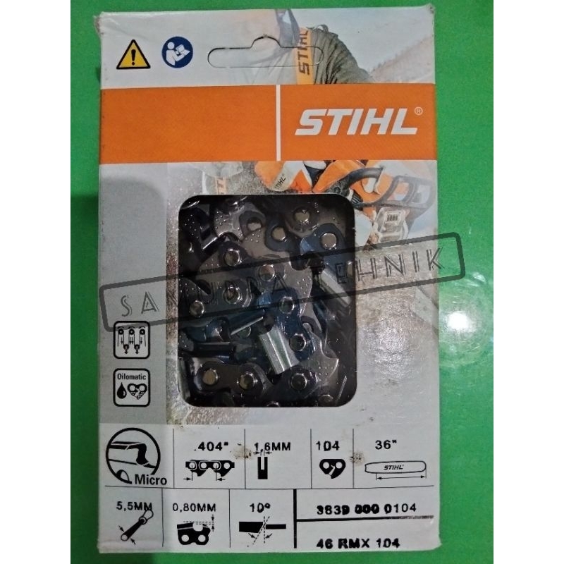 Jual RANTAI STIHL 070 BELAH 52 MATA BAR 36 INCH SENSO CHAINSAW STIHL ORIGINAL | Shopee Indonesia