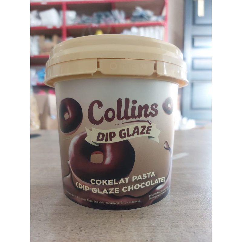 Jual Collins Dip Glaze Coklat/Glaze Collins Coklat/Collin/Dip Glaze 1 ...