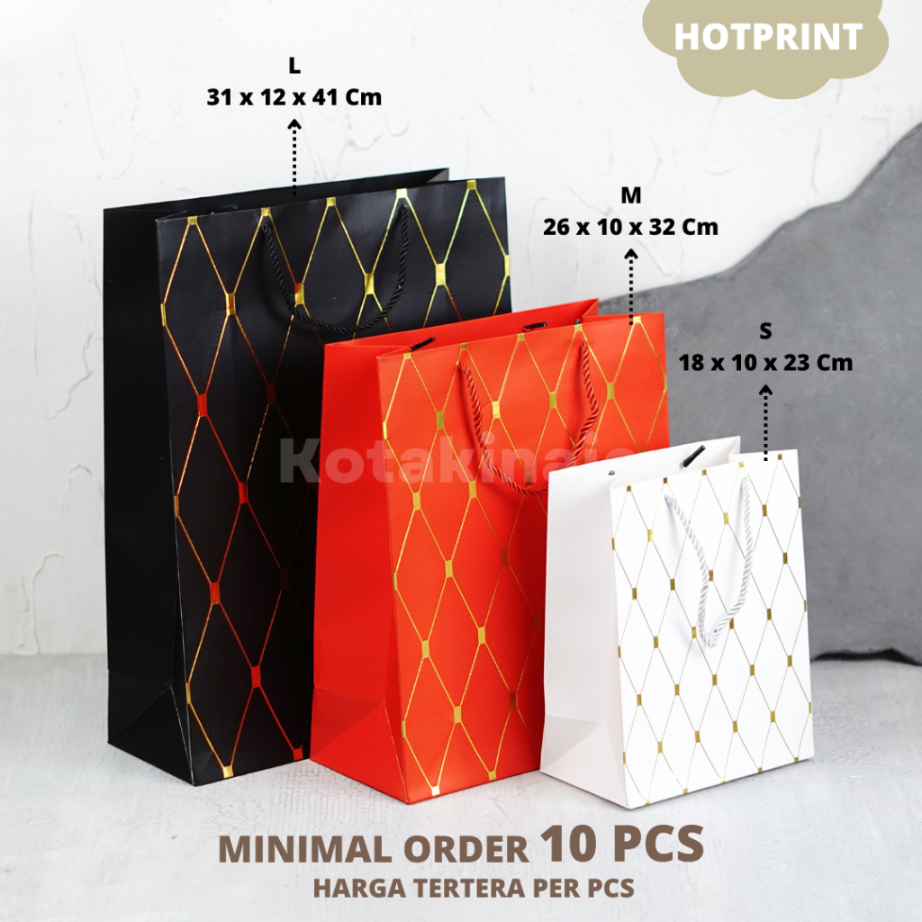 Jual Tas kado Emboss / Paper Bag Emboss / Goodiebag Emboss / Tas Kado ...