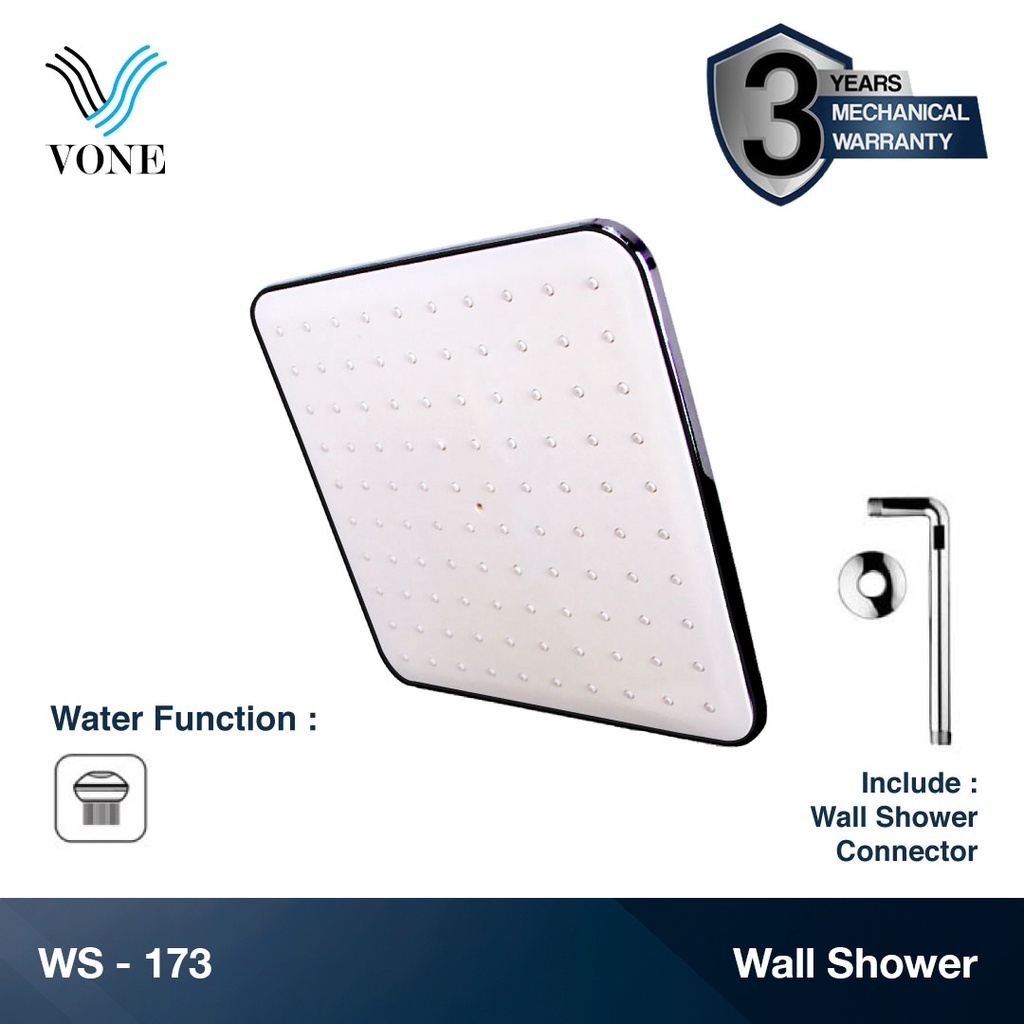 Jual Shower Set VONE WS-173 Wall Kotak Tembok Mandi Head Kepala Tanam ...