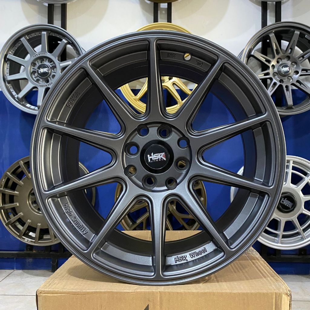 Jual Velg Mobil R15 Pelek Hsr Shinjuku Ring 15 Lebar 7/8 H8x100-114,3 ET35/30 Smg | Shopee Indonesia