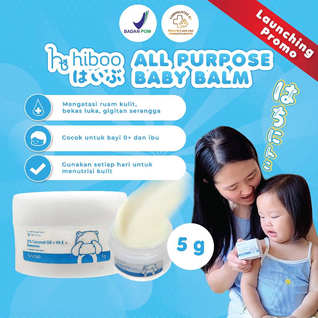 Jual [NEW LAUNCH PROMO] hiboo All Purpose Baby Balm 5g Travel Size with ...