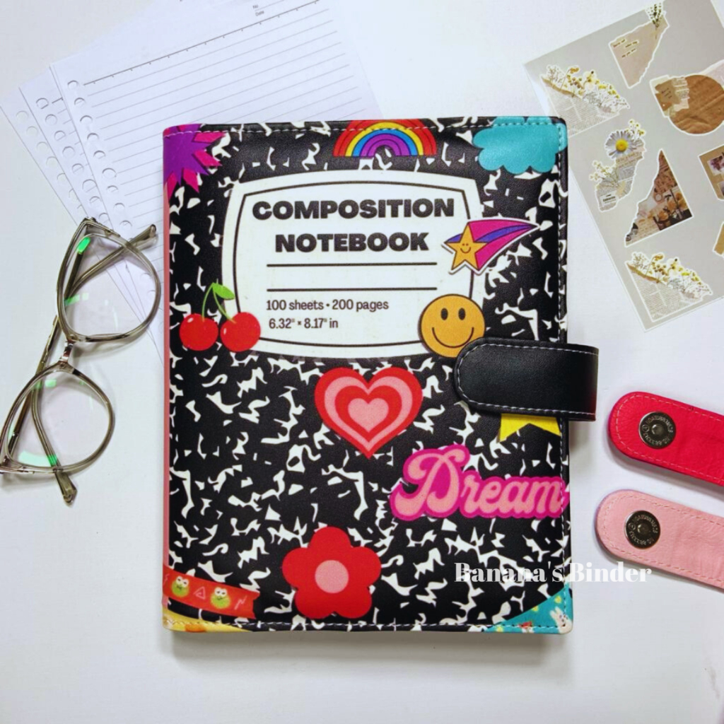 Jual Binder Composition Pink printing A5 & B5 | Shopee Indonesia