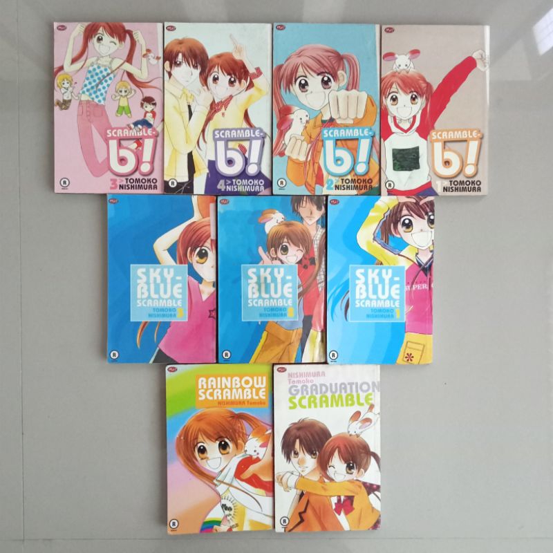 Jual paket komik scramble bi 1-4 tamat sky blue scramble 1-3 tamat ...