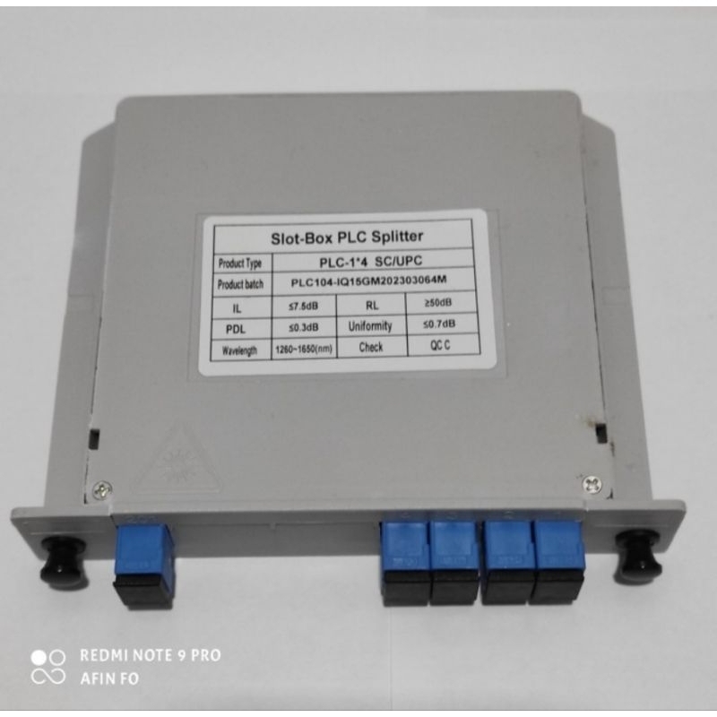 Jual Spliter Box PLC 1:4 sc upc splitter box 1 : 4 PLC | Shopee Indonesia