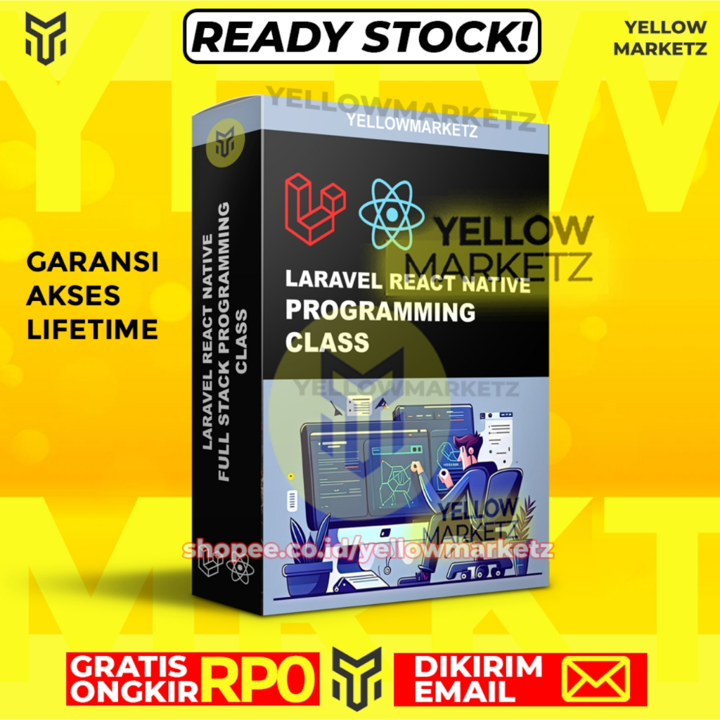 Jual Belajar Laravel React Native Programming Mahir Jadi Programmer Laravel And React Native