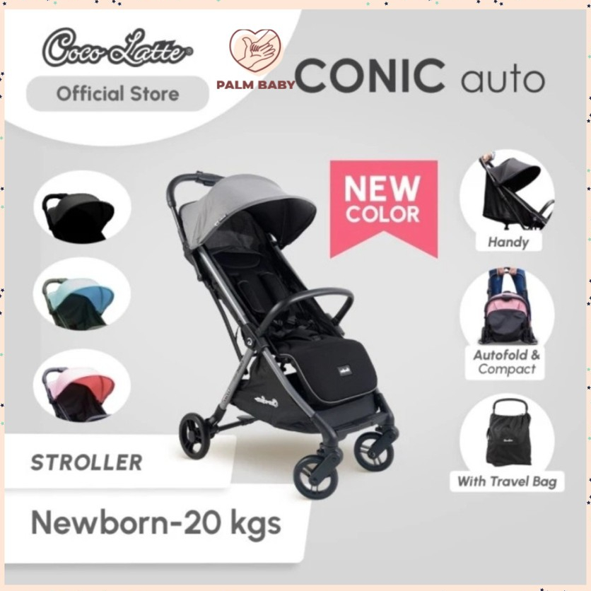Jual COCOLATTE CONIC AUTO STROLLER | Shopee Indonesia