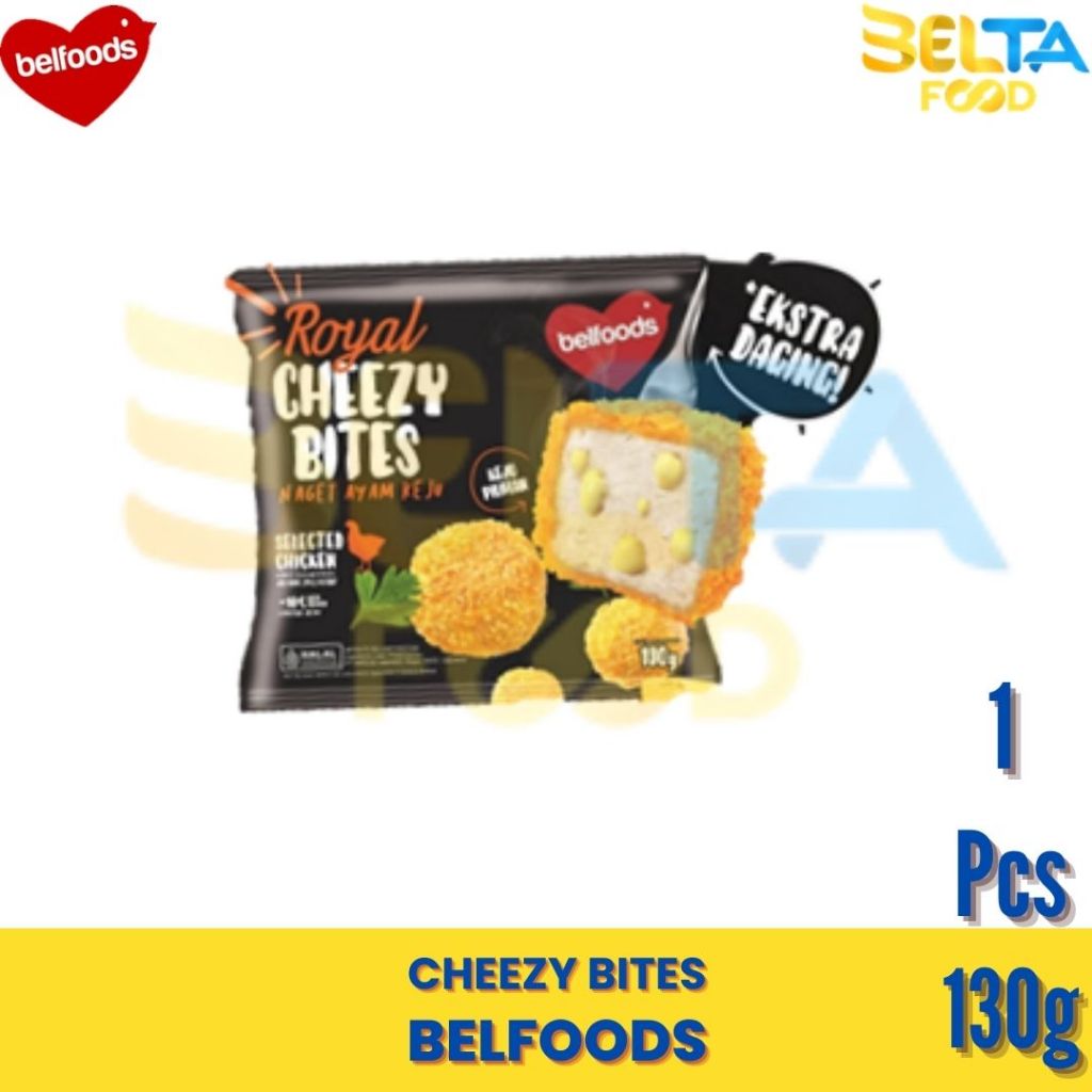 Jual Belfoods Royal Cheezy Bites 130g Nuget Ayam Rasa Keju Murah ...