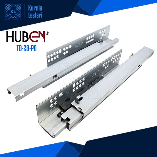 Jual Rel Laci Tandem Push Open Full Extension HUBEN TD-28 | Shopee ...