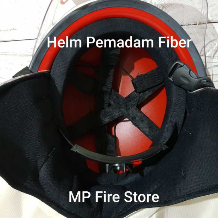 Jual Bayar Di Tempat Fire Helmet Helm DAMKAR Pemadam Kebakaran Fiber ...