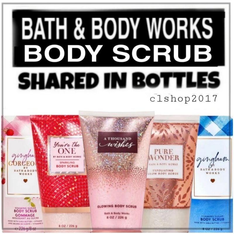 Jual BBW ULTIMATE HYDRATION BODY SCRUB SHARE IN BOTTLE 3 ML & 30 ML ...