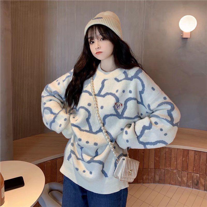 Jual SWEATER LUCU OVERSIZE - LOTS OF BEAR OVERSIZE - SWEATSHIRT WANITA ...