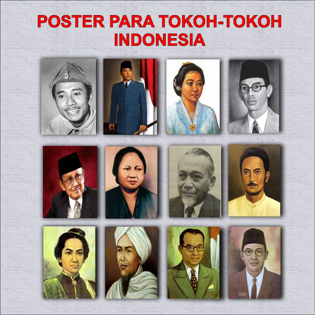 Jual POSTER PARA TOKOH-TOKOH INDONESIA | Shopee Indonesia