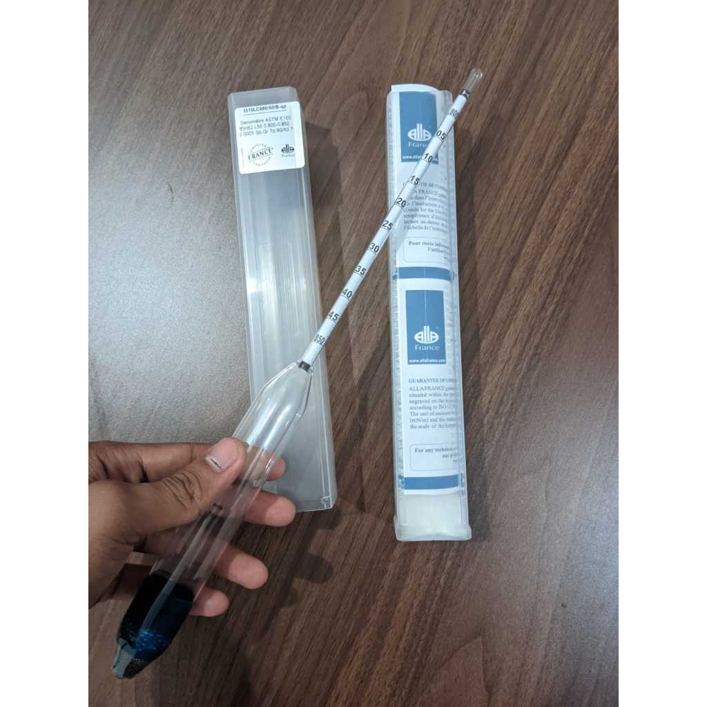 Jual Hydrometer ASTM Solar Diesel Unit Specific Gravity Range 0.800 - 0 ...