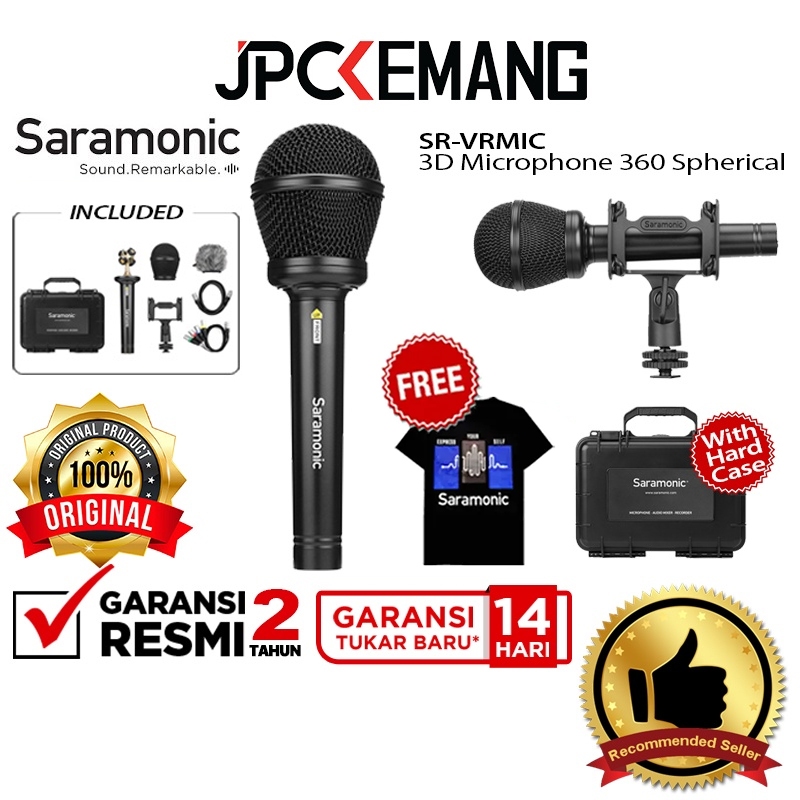 Jual Saramonic SR-VRMIC 3D Microphone 360 Spherical Audio VR MIC ...