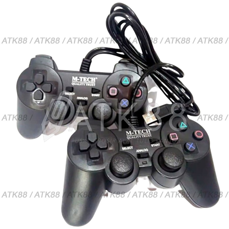Jual STICK PS USB LAPTOP GAMEPAD PC Gamepad double Hitam (MC) | Shopee ...