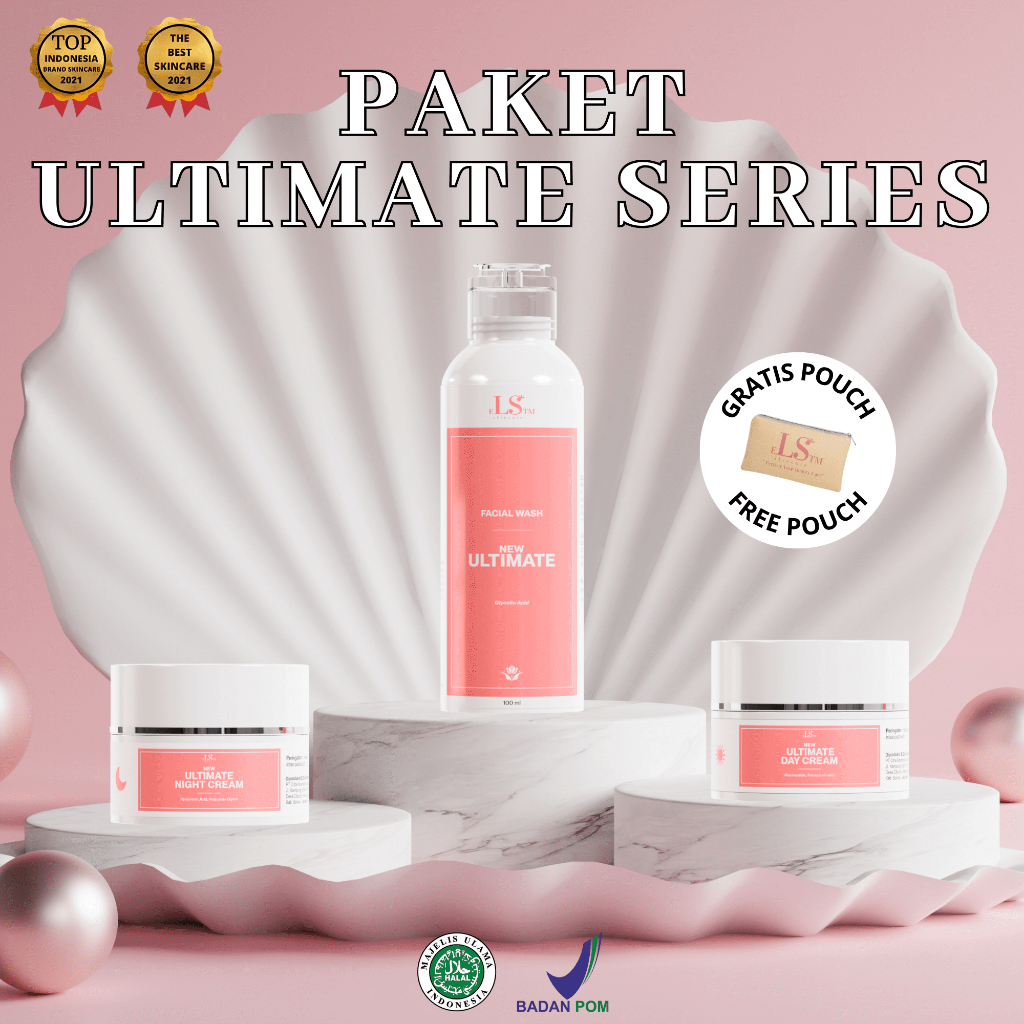 Jual LS SKINCARE BPOM CREAM PEMUTIH WAJAH ULTIMATE KOSMETIK PERAWATAN ...