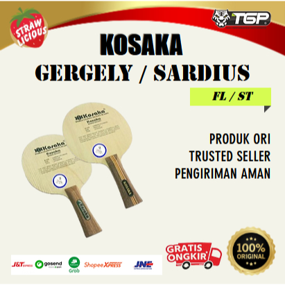 Jual Bat/Bet Blade Kayu Tenis Meja Pingpong Kosaka Gergely Sardius Carbon Off 3ply Ori Import ...