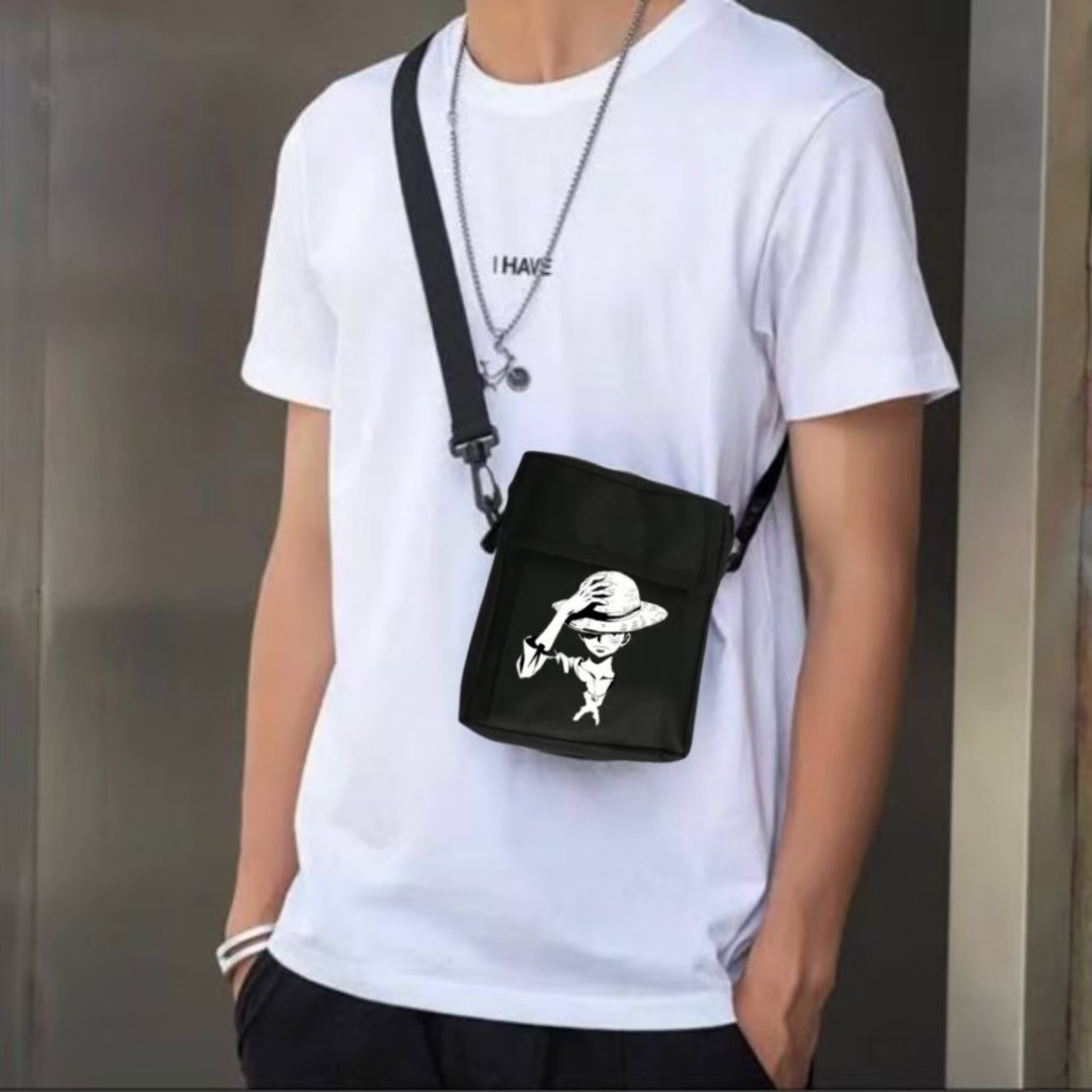 Jual Mini Bag Luffy Tas Selempang Pria Sling Bag Mini Distro | Shopee ...