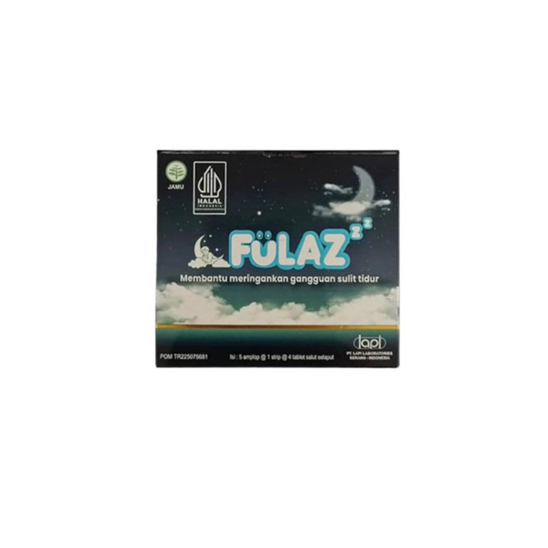 Jual Fulaz strip 4 tablet ( mengatasi insomnia gangguan tidur ...