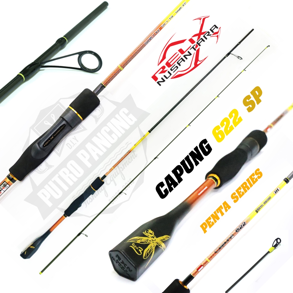 Jual Rod Joran Capung 622 Penta 1-3lb Spinning Relix Nusantara | Shopee ...