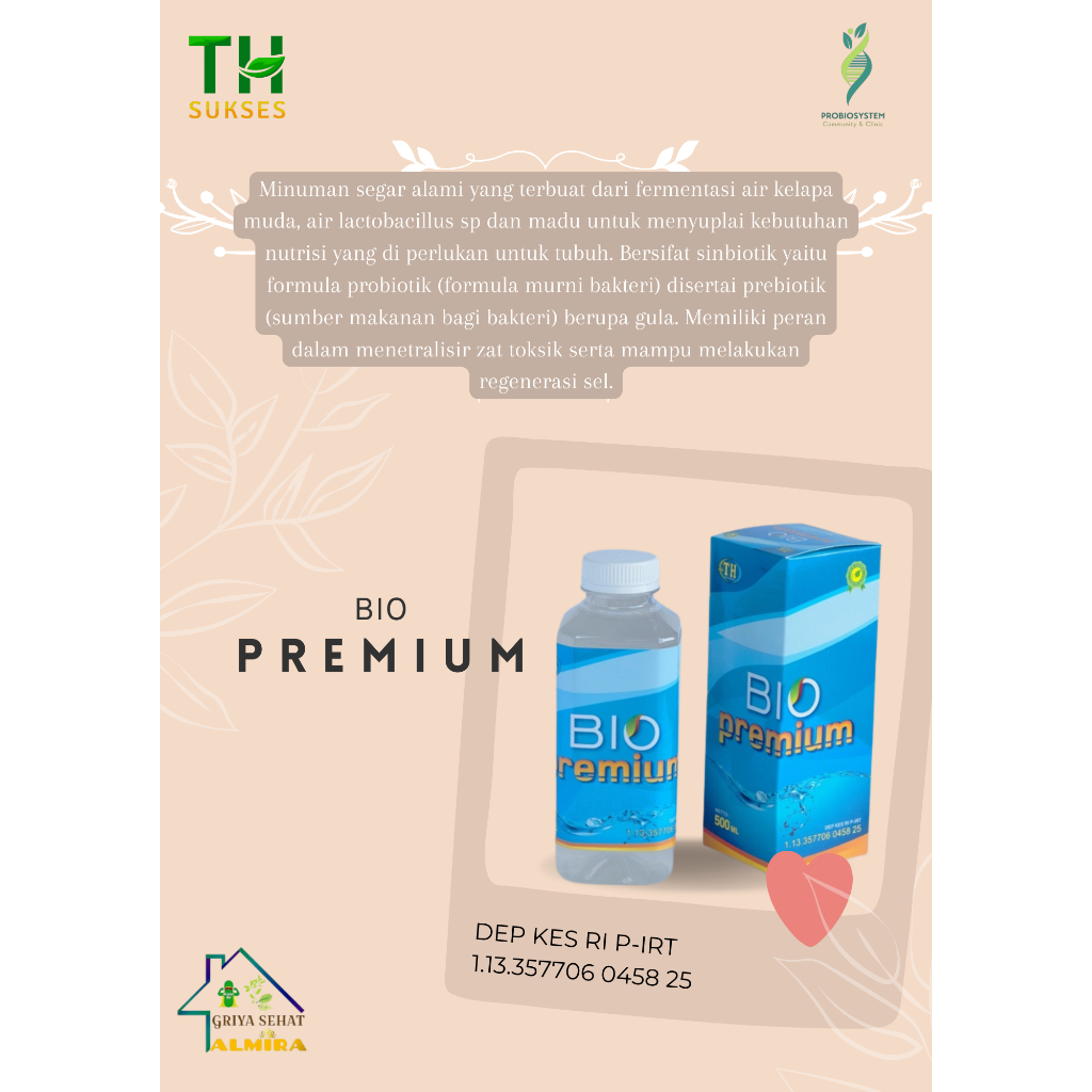 Jual Bioth Bio Premium Original | Minuman Probiotik | 500ml | Shopee ...