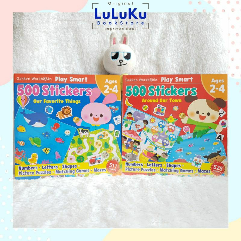 Jual Buku Aktivitas Anak Import workbook - Gakken Workbooks Play Smart 500 Stickers - children ...