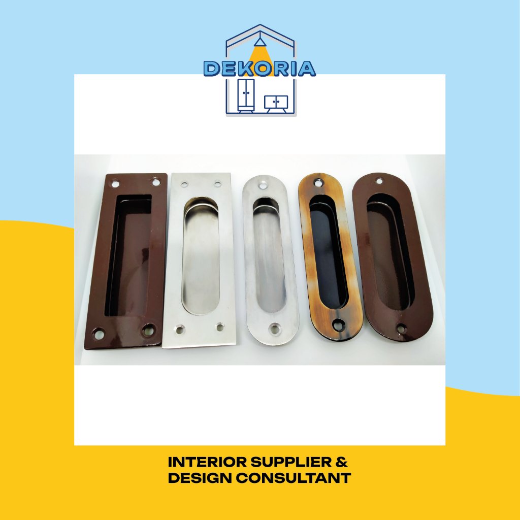 Jual Handle Tanam Gagang Pintu Sliding Tarikan Tanam Sliding Lemari ...