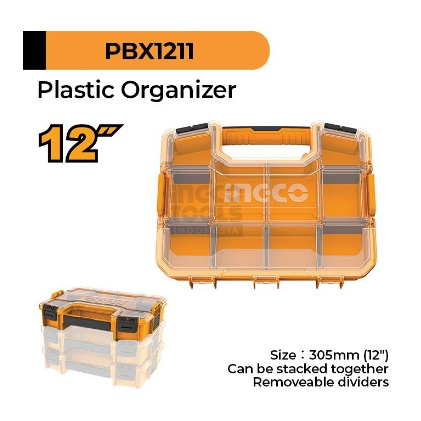 Jual Kotak Susun Organizer Storage PVC Stackable Box 12 Inch INGCO ...