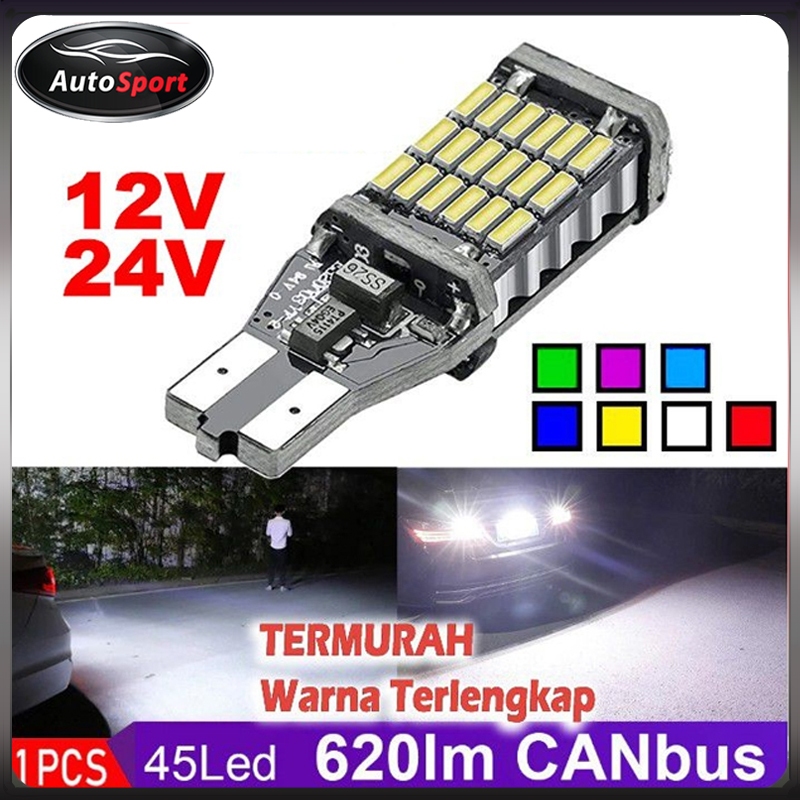 Jual LAMPU SENJA Sein Dajjal Mobil LAMPU KOTA T10 T15 45 SMD T15 45 ...