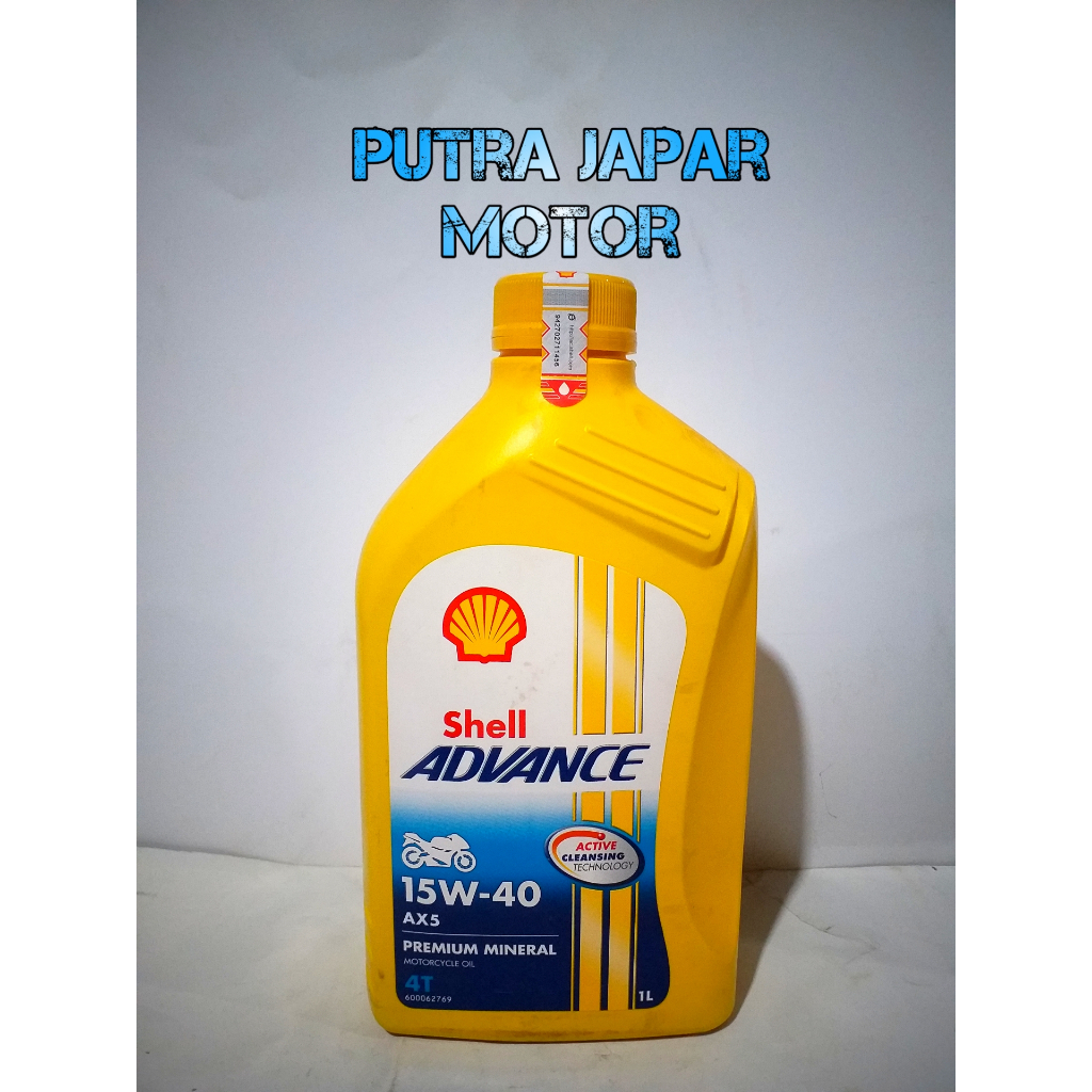 Jual OLI SHELL ADVANCE AX5 15W-40 1L | Shopee Indonesia