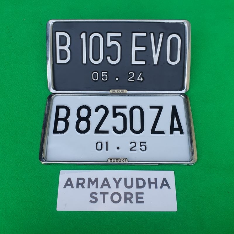Jual Frame plat JDM Suzuki Chrome Original japan Karimun Baleno dll ...