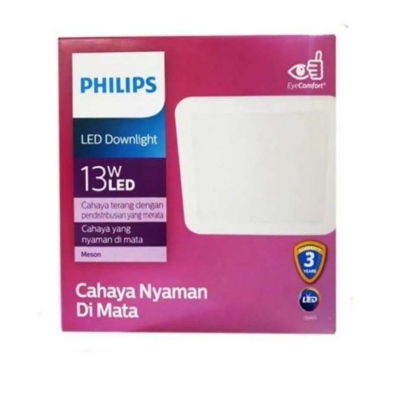 Jual Lampu Downlight Model Kotak PHILIPS LED Downlight MESON Square 9 ...