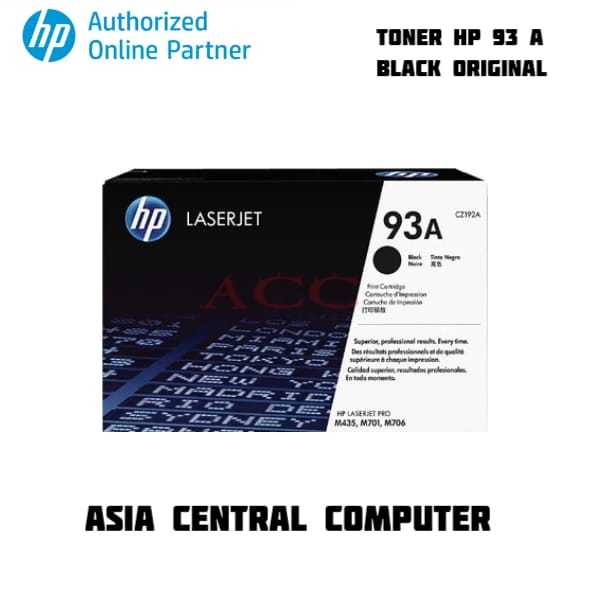 Jual Toner hp laserjet 93a original black (CZ192a) | Shopee Indonesia
