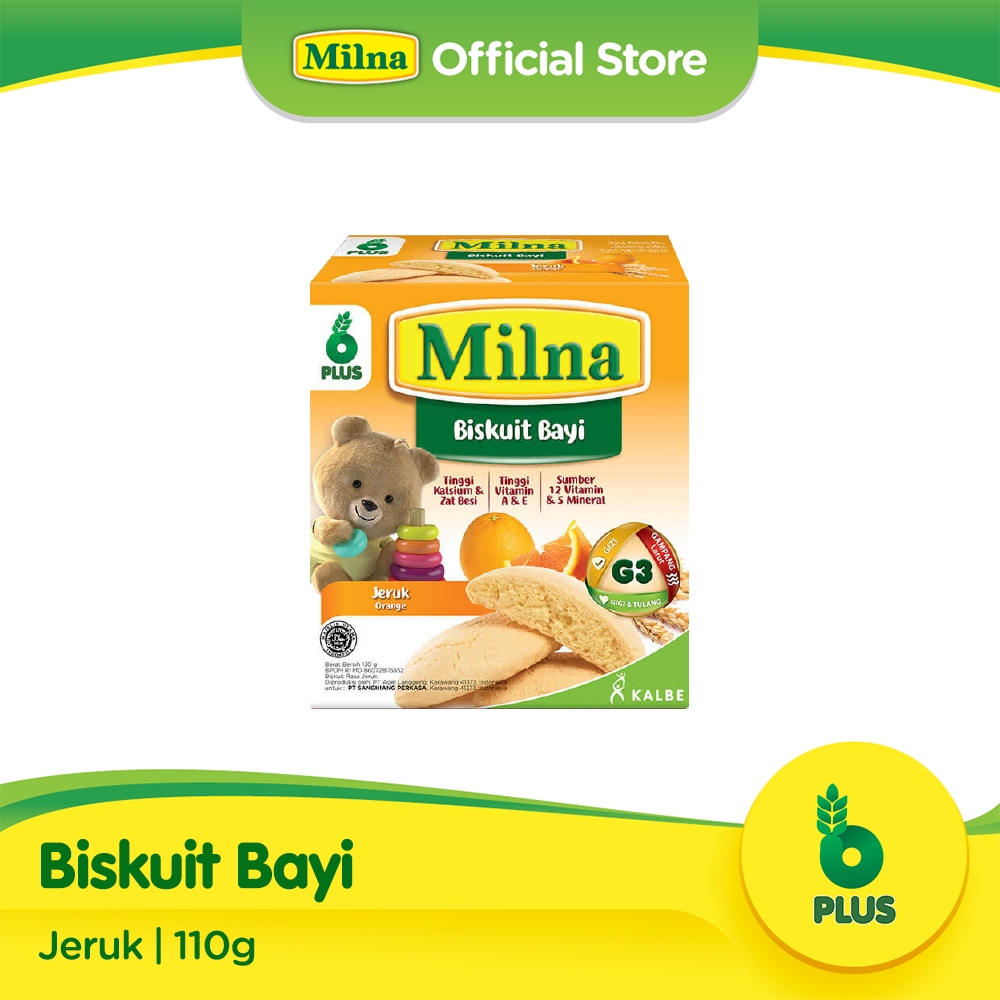 Jual Milna Biskuit Bayi Jeruk 110gr | Shopee Indonesia