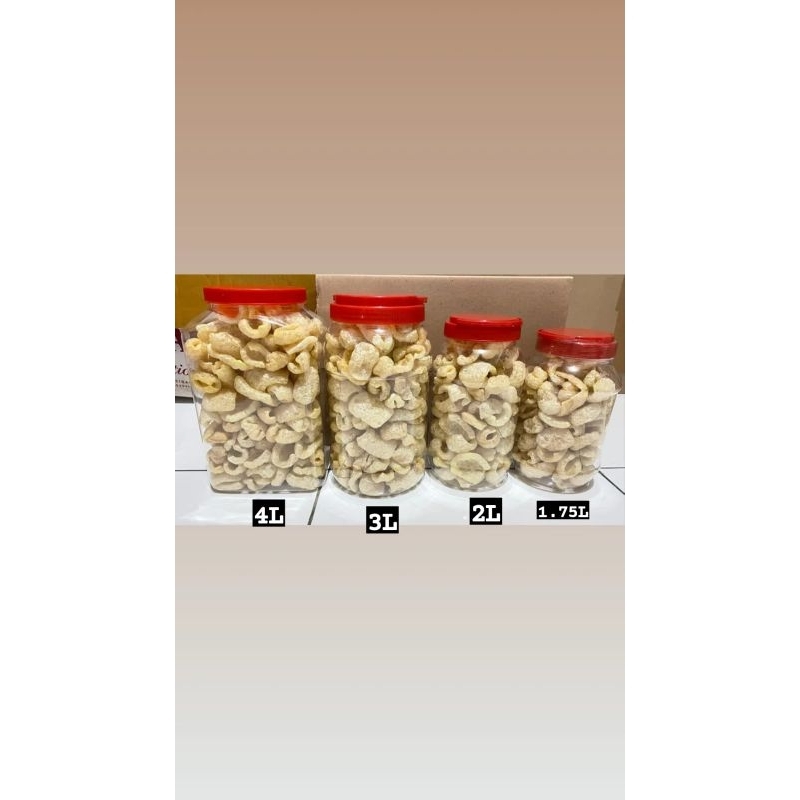 Jual KERUPUK BABI HOMEMADE 3L | Shopee Indonesia