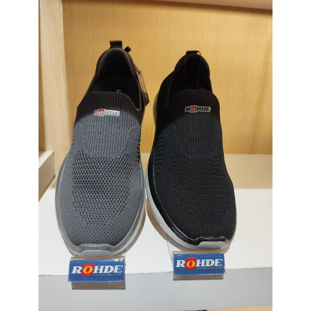 Jual BUY 1 GET 1 ROHDE 6707 Sepatu Sporty Wanita Warna Black & Grey ...