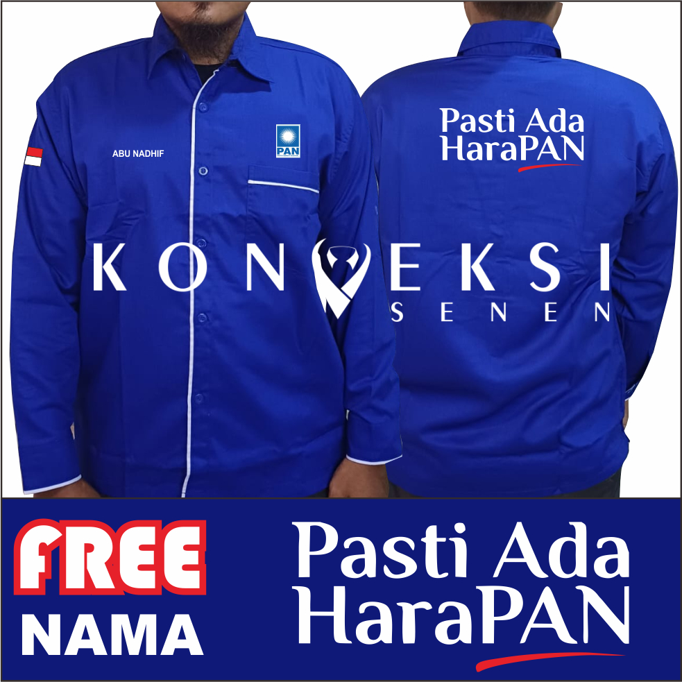 Jual Kemeja pan baju pan seragam pan baju kerja pan kemeja partai Pan ...