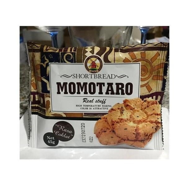 Jual MOMOTARO SHORTBREAD 45 gr BY AOKA COOKIES ORIGINAL COKELAT KUKIS ...