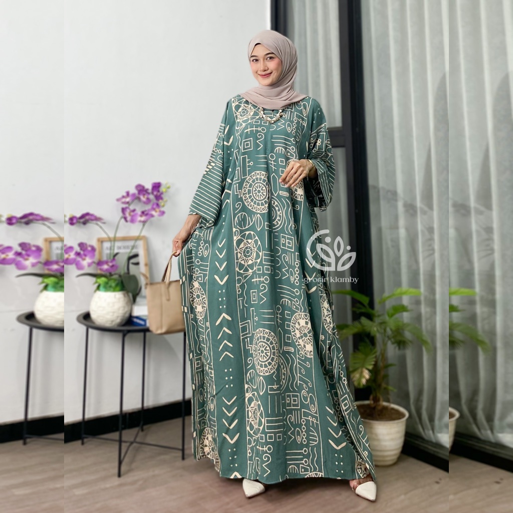 Jual Kaftan Palermo Peru Tanzania Rayon Premium Busui Dress Super Jumbo ...