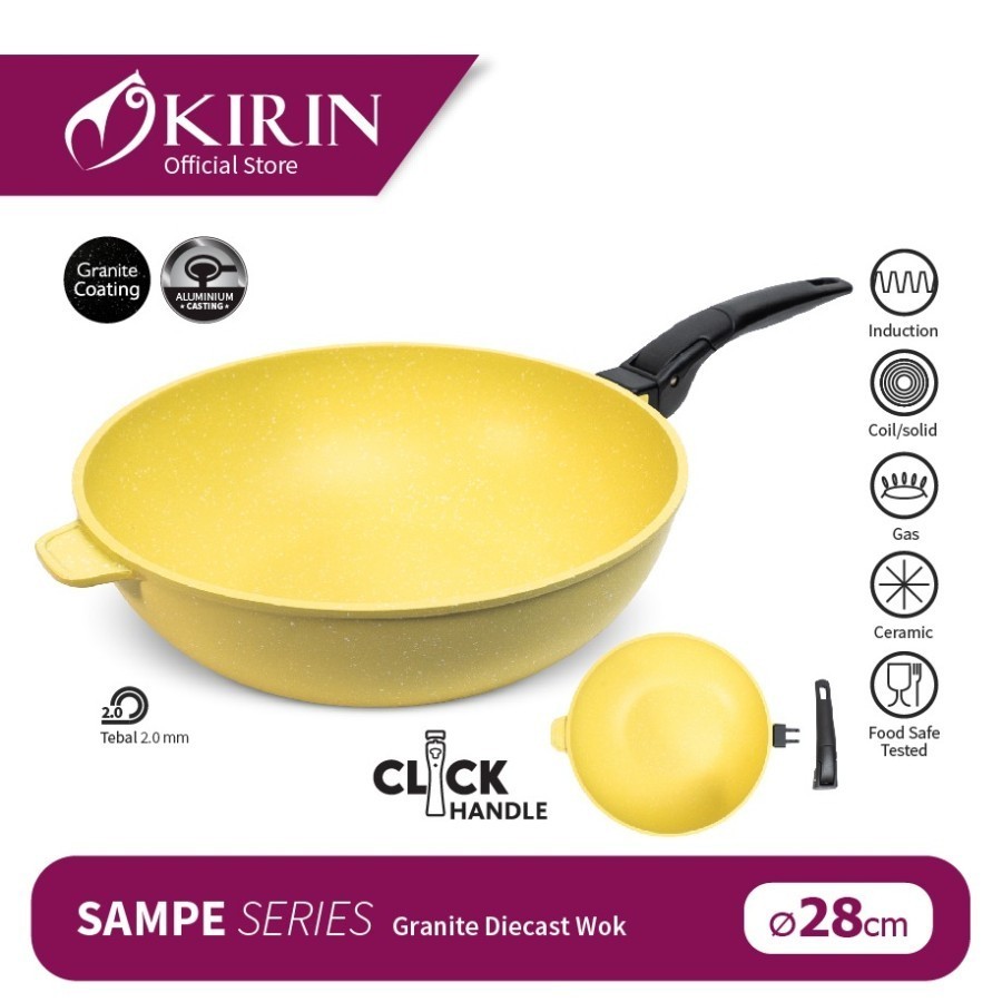 Jual Kirin Panci Wok 28 Cm SAMPE SERIES | Shopee Indonesia