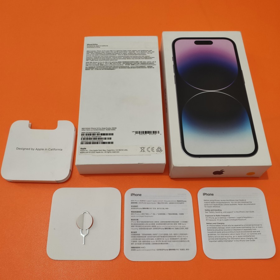 Jual Dus Box iPhone 14 Pro 256GB Deep Purple Inter Original Copotan ...