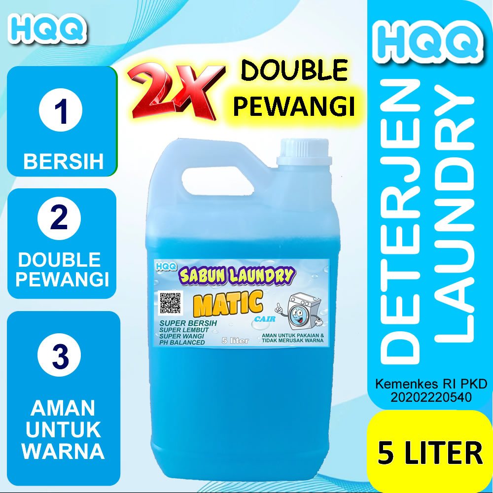 Jual HQQ SABUN DETERJEN LAUNDRY / DETERGENT SABUN LAUNDRY CUCI BAJU - 5 ...